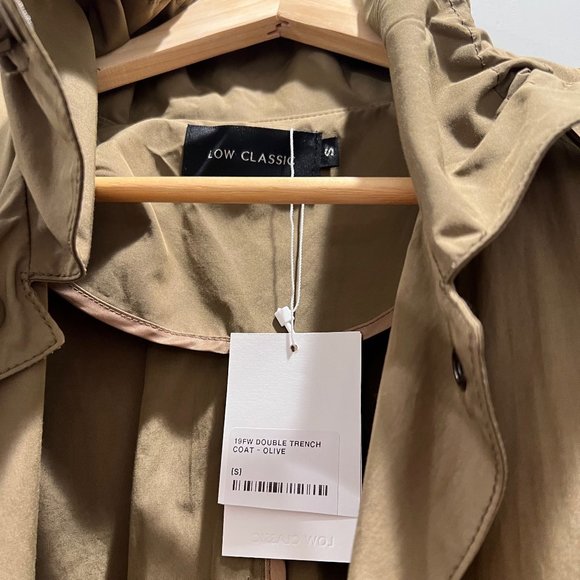 Low Classic | Jackets & Coats | Low Classic Double Trench Coat Size S ...